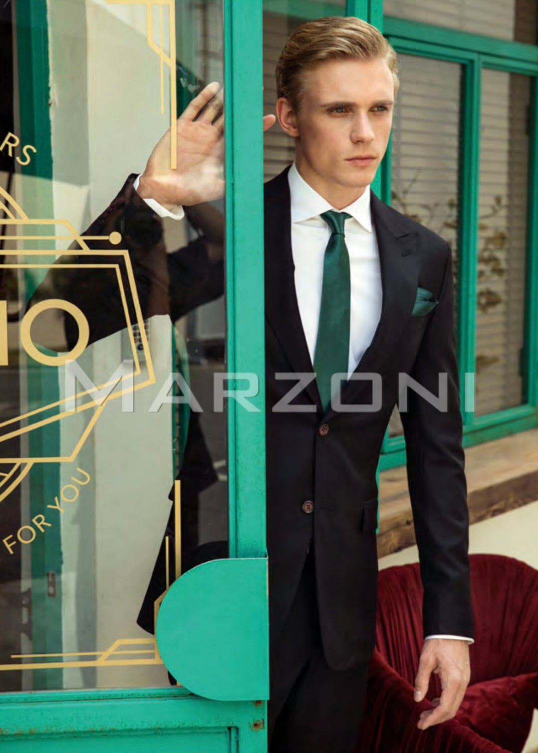 Marzoni Black Suit – J&A Custom Clothing